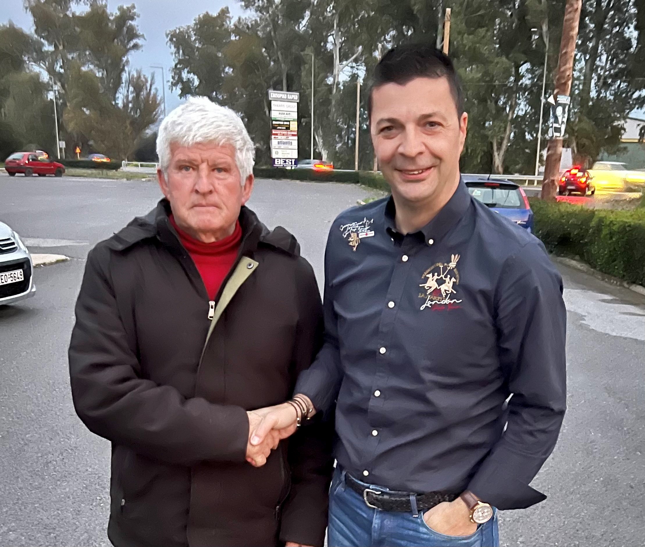 Ο ΓΡΗΓΟΡΗΣ ΓΑΒΡΗΛΟΣ ΜΑΖΙ ΜΕ ΤΟΝΚΩΝ/ΝΟ ΜΑΚΑΡΗ ΣΤΑ ΙΡΙΑ – NAFPLIO24.GR